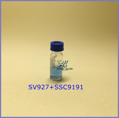 China 2ml screw clear vial with patch for sale
