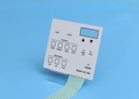 China Metal Dome Backlit Membrane Switch Custom Color With Multiple Embossing Keys for sale