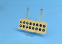 China Double Circuit Multi Key Embossed Tactile Membrane Switch for sale
