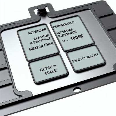 Cina Interruttore a membrana di gomma grigia con resistenza di isolamento di 100 MΩ in vendita