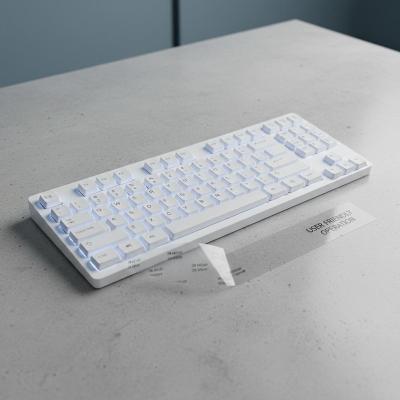 China White Led Color Membrane Switch Keyboard Custom Made Oem Odm Back Adhesive 3m467 468 Designed For User Friendly Operation for sale
