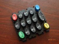 China High Sensivity Key Control Overlay Silicone Rubber Button Keyboard for sale