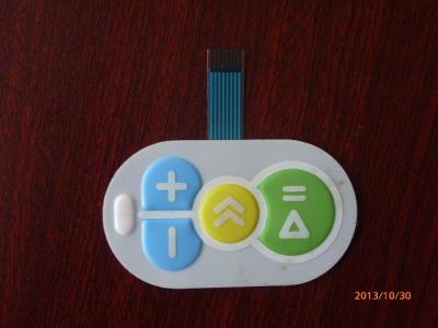 China Waterdicht Toetsenbord van de Membraanschakelaar 0.05mm - 1.0mm, de Kleefstof van 3M467/3M468- Te koop