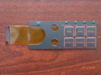 China Customized Push Button Touch Screen Keyboard Membrane Switch 0.05mm - 1.0mm for sale