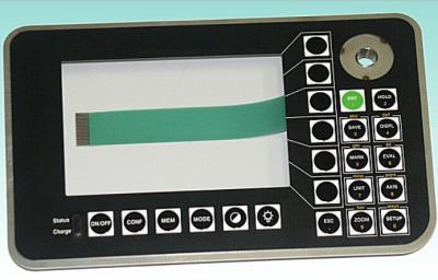 China Waterproof 3m Adhesive PCB Membrane Switch Keypad For Electronic Reading Machine for sale