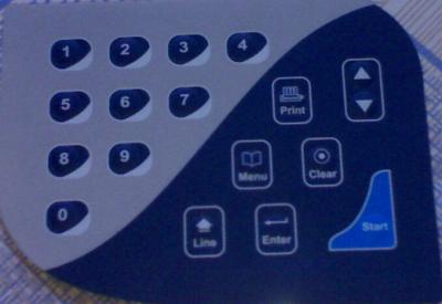 China Telclado numérico de encargo del interruptor de membrana del PWB del control electrónico con el botón en venta