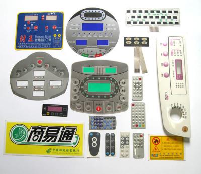 China Control Feel Smooth PCB Metal Dome Membrane Switch Panel For banking use for sale
