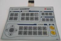 China Custom Waterproof Single Membrane Switch Panel With 3M467 / 3M468 Adhesive for sale