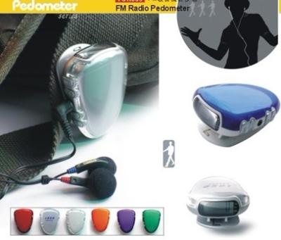China Colorful ABS Step Counter Pedometer with Built-in Belt Clip for sale