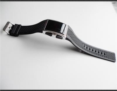 China Personalized Black Silicone Led Watch With Soft Silicone Strap for sale
