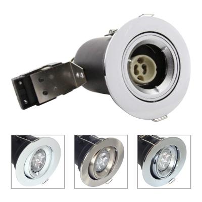 China China GU10 Aluminium Centre Tilt LED Fire Rated Downlight - Chrome Color for sale