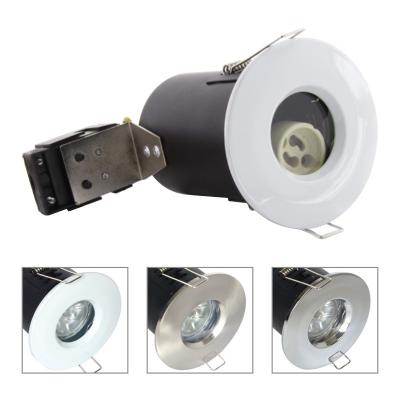 China MR16 GU10 Aluminium Bathroom IP65 Fire Rated Downlight Fittings - White Color for sale