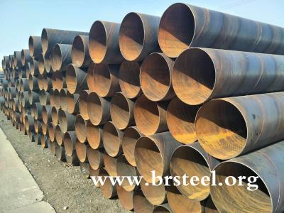 China LSAW hign strength spiral welded steel pipe,large diameter LSAW carbon steel pipe for sale