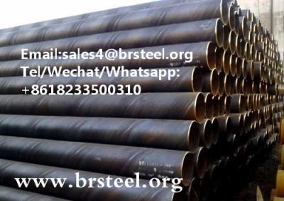 China top quality ssaw spira steel pipe,ssaw pipes S235 and S345,ASTM A53 grade B piling welded ssaw spiral steel pipe for sale