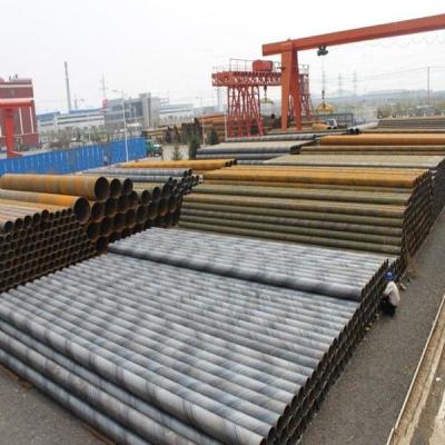 China SSAW carbon steel spiral  welded gas and oiled pipe for sale