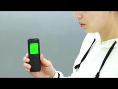 Chave de chave preta Alcohol Breathalyzer Resistente ao pó Alcohol Breathalyzer Tester