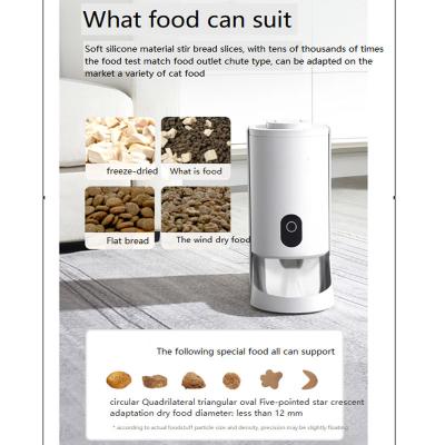 China Smart Wifi Remote Control Pet Feeder for Cats and Dogs 2023 Portable Automatic Feeding for sale