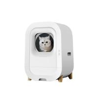 China Intelligent Self Cleaning Automatic Smart Cat Litter Box with Remote Control and ABS for sale