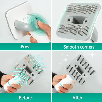 Cina 5 in 1 Pulizzatore per capelli per animali da compagnia Spazzolino per capelli da rasoio per la pulizia e il taglio personalizzati in vendita