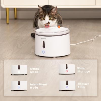 China Automatic 2.4L Pet Water Feeder Drinking Fountains for Small Animals and Pet Bowls Feeders for sale
