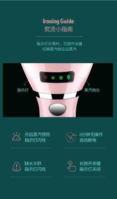 Cina Cassa di ferro abbigliamento abbigliamento vapore con spazzola 140*115*275mm esterno e elettrico a vapore in vendita