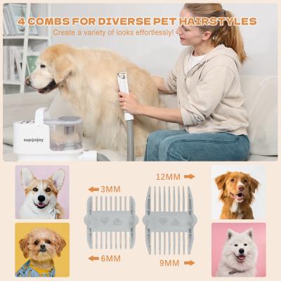 Cina 2.2KG Kit per la cura degli animali da compagnia Aspirapolvere per cani Gatti Clipper Lame Accessori Set in vendita