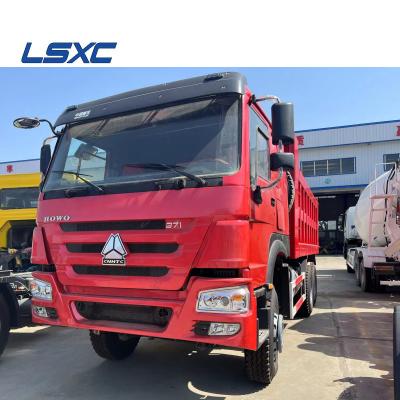 China China fornecedor minério de areia de cascalho Howo 6x4 camião de descarga usado 10 rodas 375 hp camião de descarga usado à venda