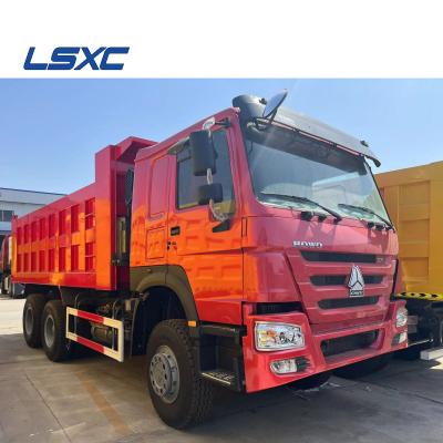 China China fornecedor minério de areia de cascalho Howo 6x4 camião de descarga usado 10 rodas 375 hp camião de descarga usado à venda