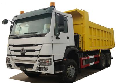 Cina sospensione dell'aria dello scarico di Axle Tipper Truck 420hp Howo 380 del doppio 500L in vendita