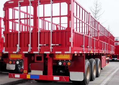 China CCC Steel Q345 Stake Semi Trailer 60T Fence  For Livestock for sale