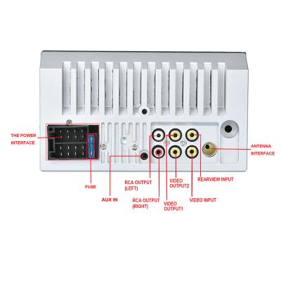 Cina Giocatore 7012B ROHS dell'autoradio del player multimediale 2din di Hd del touch screen in vendita