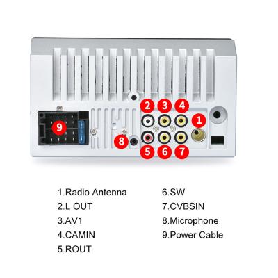 Cina Giocatore a 7 pollici 7018B della radio Mp5 del touch screen del giocatore 7010b HD dell'automobile Mp5 in vendita