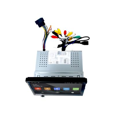 Cina 1 giocatore a 7 pollici stereo del Usb Mp5 dell'autoradio del touch screen dell'automobile ritrattabile dello schermo di baccano 11 in vendita