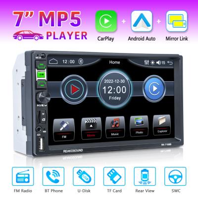 Cina Baccano stereo di Carplay di Tft Mp5 della radio di FM del giocatore della carta a grande schermo a 7,0 pollici del FCC TF doppio in vendita