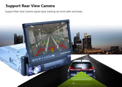 Cina Unità a 7 pollici stereo Retractabling della testa di Android di baccano della singola di baccano di alto potere automobile di Android singola in vendita