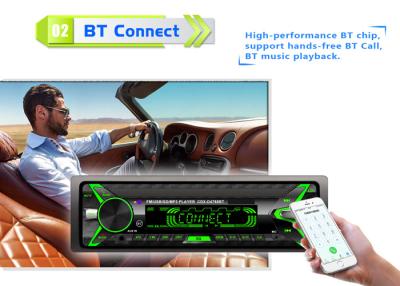 Cina Giocatore senza fili dell'automobile del pannello del BT di stereotipia staccabile dell'automobile con l'uscita dell'altoparlante di modi di Bluetooth 4 in vendita
