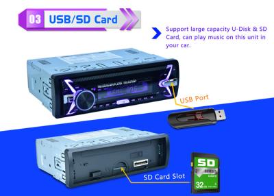 Cina Riproduttore di CD universale dell'automobile con l'unità mani libere della testa di Bluetooth di 3 bande di Bluetooth per l'automobile in vendita
