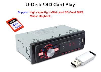 Cina L'automobile nera LED stereo del BT visualizza la stereotipia multifunzionale dell'automobile del CD di Bluetooth in vendita