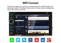 China Mirror Link Double Din Android Auto Wireless Android Auto Car Stereo 178*100MM for sale