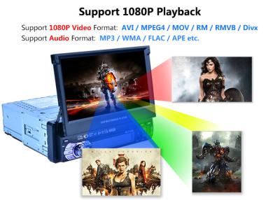 Cina Auto stereo del giocatore della radio Mp5 della fotocamera grande formato della parte posteriore di Reakosound dell'automobile a 7 pollici nera di Dvd in vendita