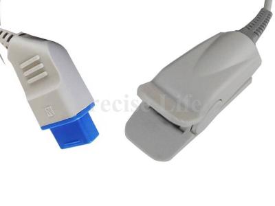 China Compatible Nihon Kohden TL-101T Adult finger clip SpO2 sensor probe,14-pin ,3 meters for sale