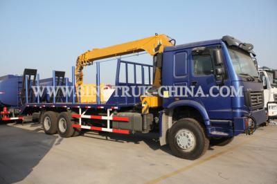 China 336HP Construction Boom Truck Crane With 12000kg Max Lifting Capacity for sale