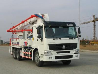 Cina 125M3 / Camion della pompa per calcestruzzo di H 21m con con grande portata e piccola oscillazione in vendita