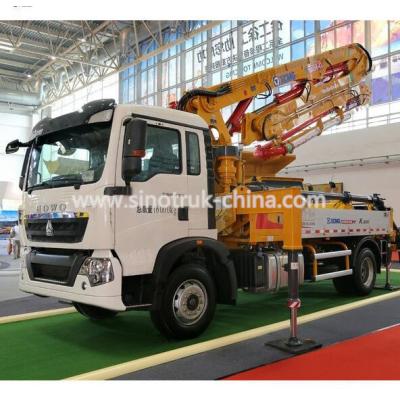 Cina Camion dell'asta del camion/cemento della pompa per calcestruzzo di 6 ruote con 125M3/H ad alto rendimento in vendita