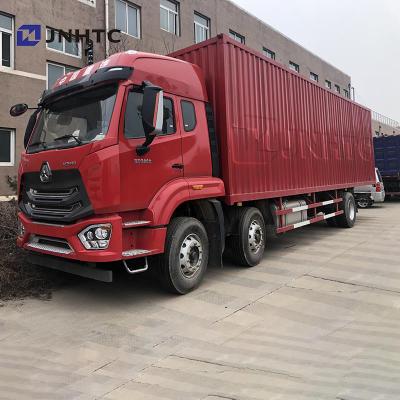 중국 핫 HOWO 브랜드 8*4 울타리 화물 트럭 중량 직무 스틱 화물 밴 운송 트럭 판매 판매용