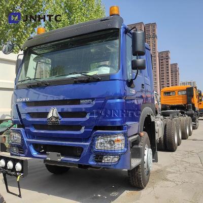 China NOVO HOWO 6X4 Chassis del camion a gomma 400 CV 10 ruote Chassis del camion a gomma blu for sale