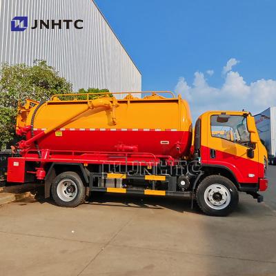 China Shacman Vacuum Sewage Suction Truck 4x2 Sewer Tank Truck Septic Tank Truck with High Pressure Water Cleaning On Sale for sale