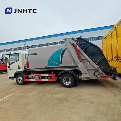 China HOWO Garbage Truck 4X2 5CBM 105CBM Garbage Trash Compactor Garbage Truck for sale
