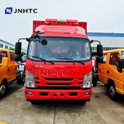 China Brand 5 Ton Truck 4x2 6 Wheeler Cargo Van Mini Lorry Truck Euro2 Diesel Cargo Truck With Hydraulic Tailplate for sale