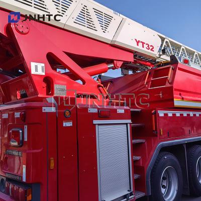 China Customized 6x4 Drive 32 Meters Working Height Aerial Ladder Fire Truck For High-rise Building Rescue for sale